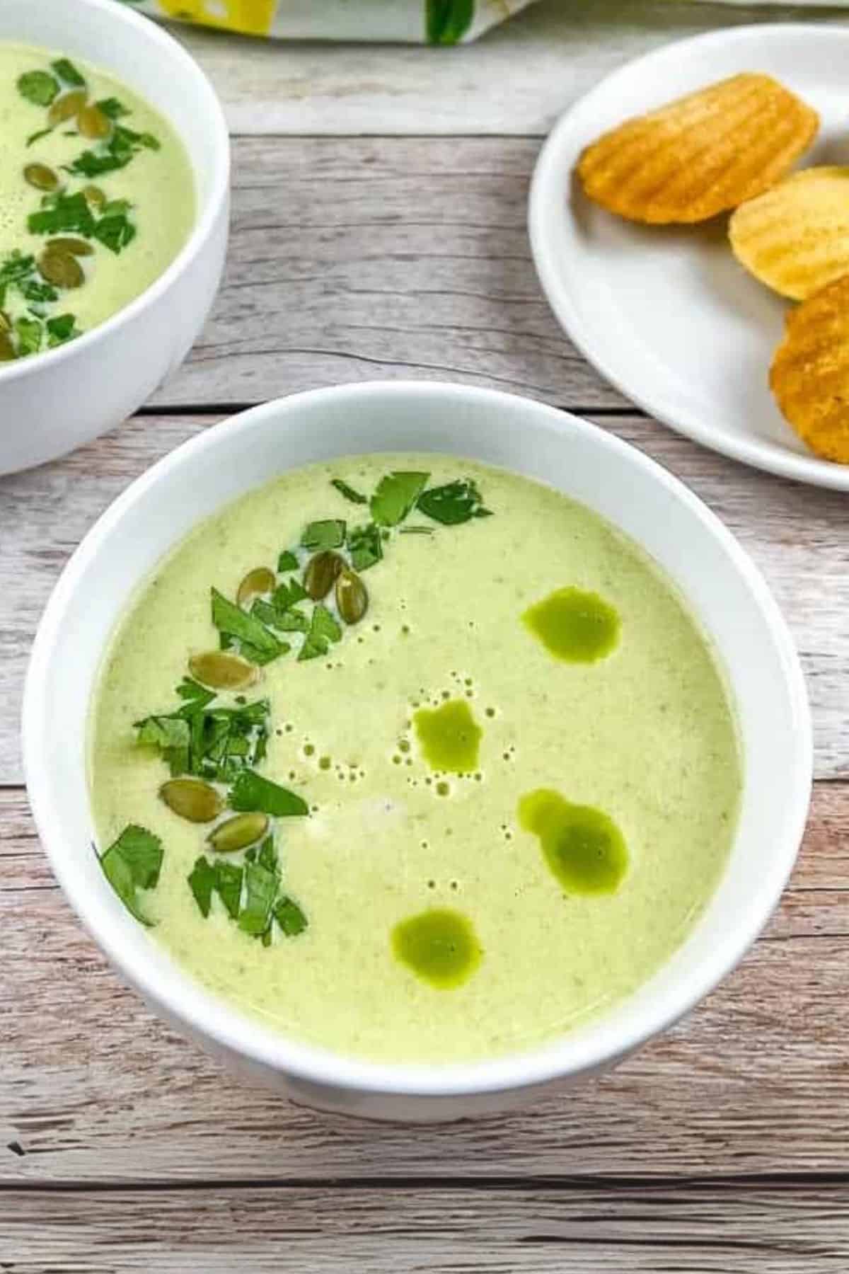 Creamy Potato-Bacon-Cheddar Soup - Gimme Soup