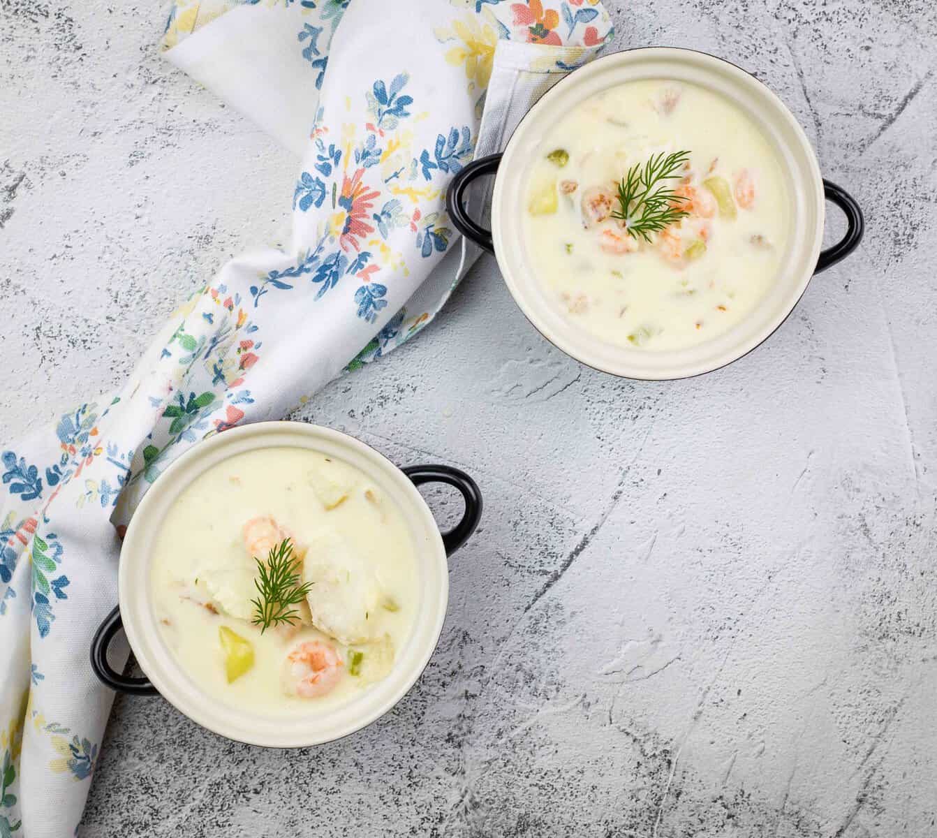 Fully-Loaded Seafood Chowder - Gimme Soup